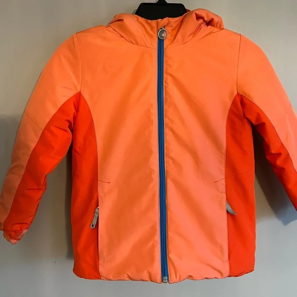 Spyder | Jackets & Coats | Spyder Orange And Blue Puffer Jacket With ...